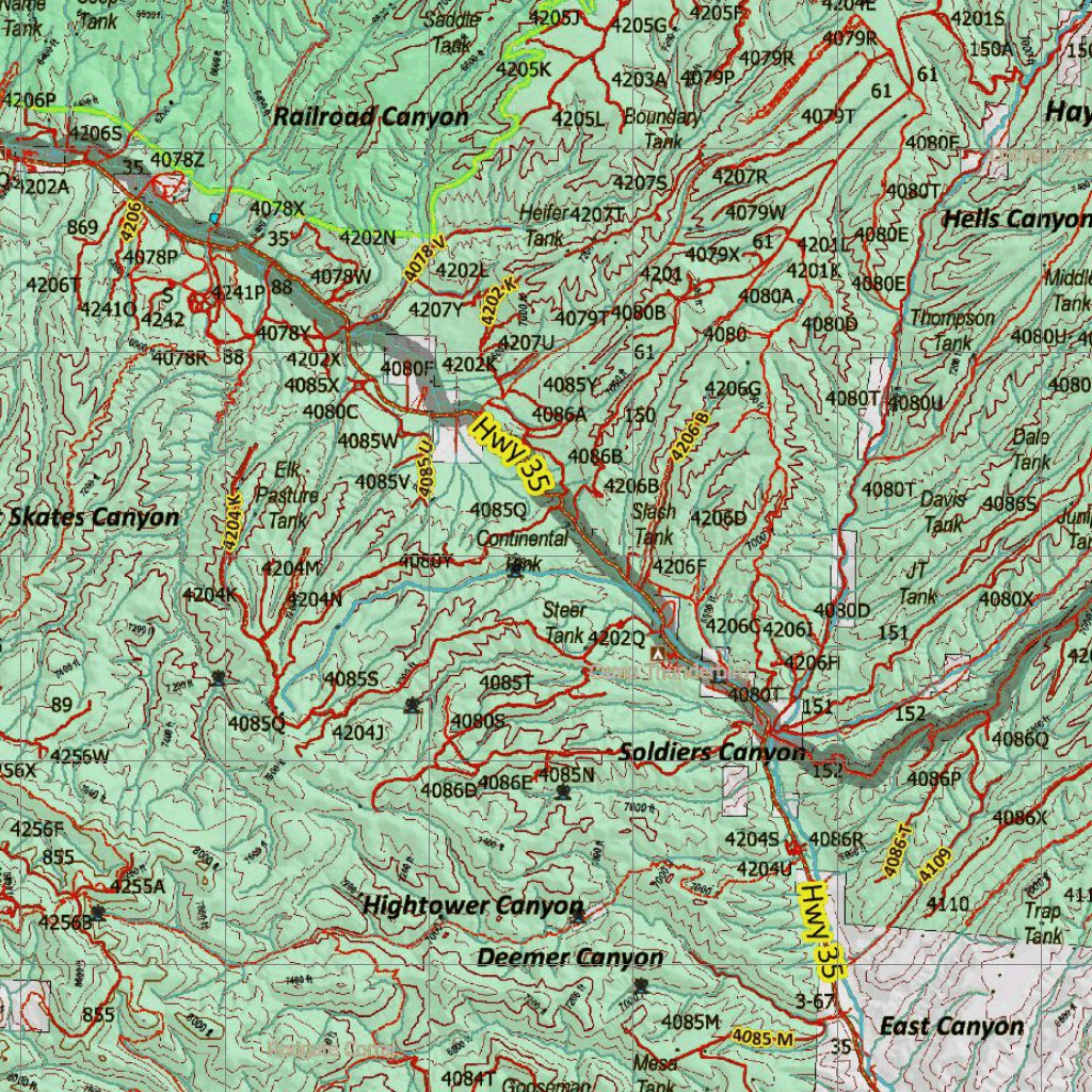 NM Unit 23 Land Ownership Map by New Mexico HuntData LLC | Avenza Maps