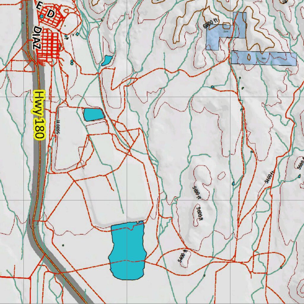 NM Unit 24 Land Ownership Map by New Mexico HuntData LLC | Avenza Maps