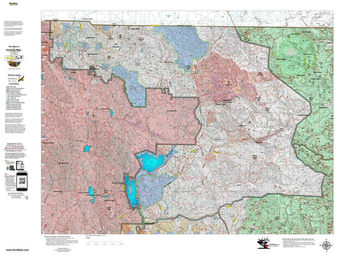 NM Unit 4 Land Ownership Map by New Mexico HuntData LLC | Avenza Maps