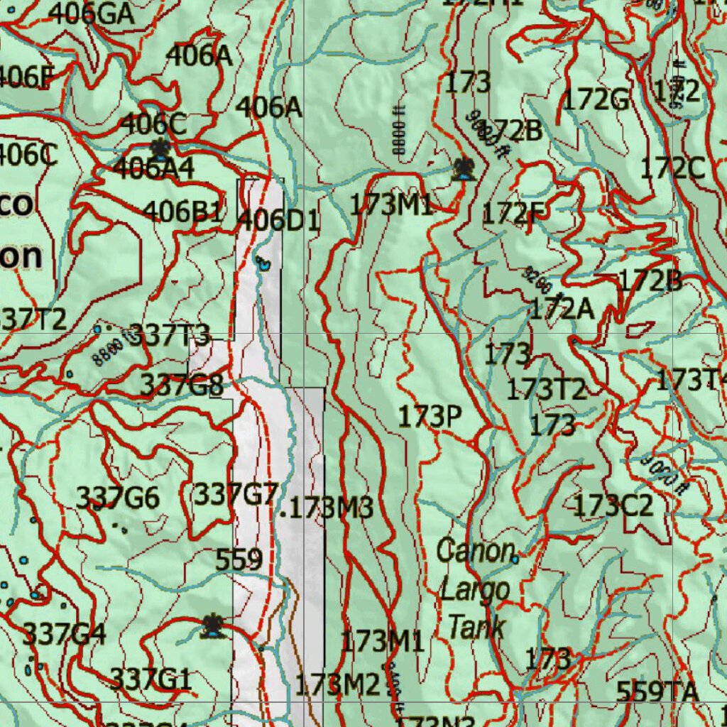 NM Unit 51A Land Ownership Map by New Mexico HuntData LLC | Avenza Maps