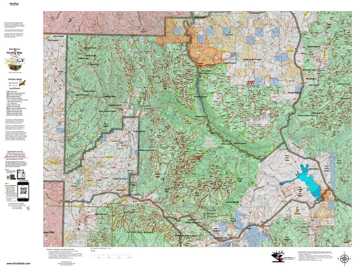 NM Unit 5B Land Ownership Map by New Mexico HuntData LLC | Avenza Maps