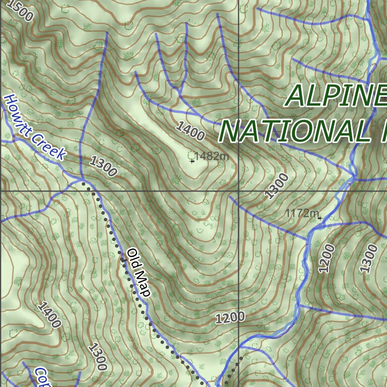 Fed Walks 2021 Walk07 Mt Howitt Map by Martin Norris | Avenza Maps