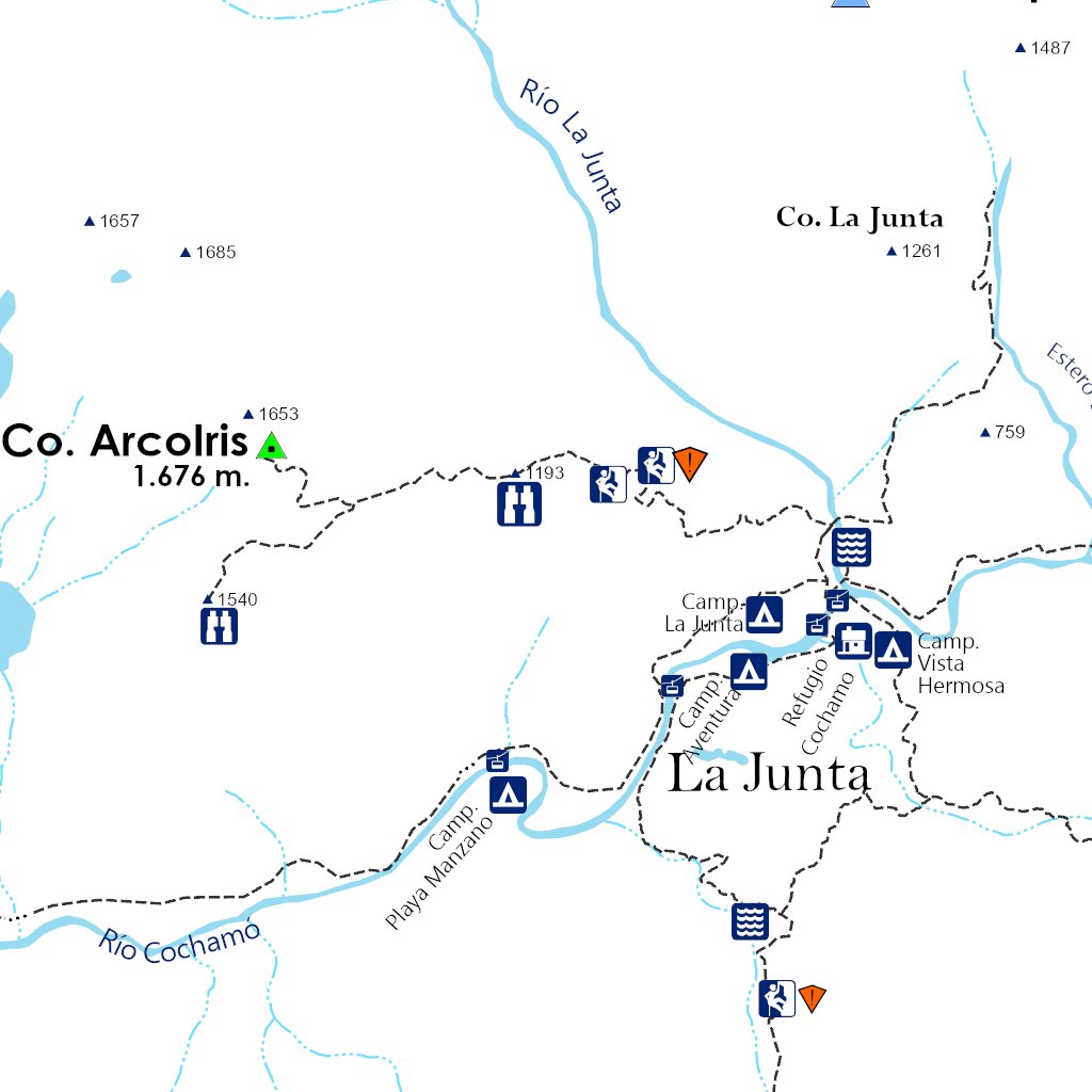 Valle de Cochamo #LARUTASECOMPARTE Map by Andes Profundo | Avenza Maps