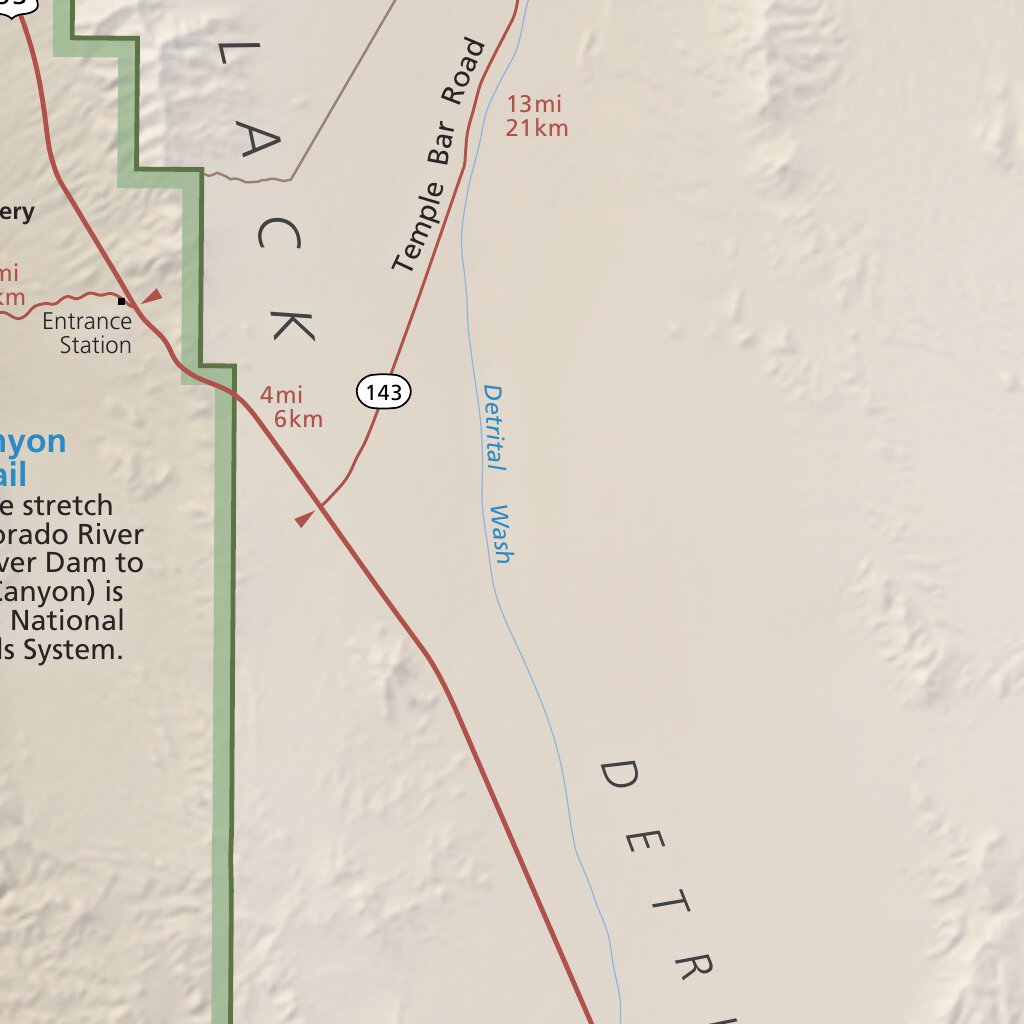 Lake Mead National Recreation Area Map by US National Park Service ...