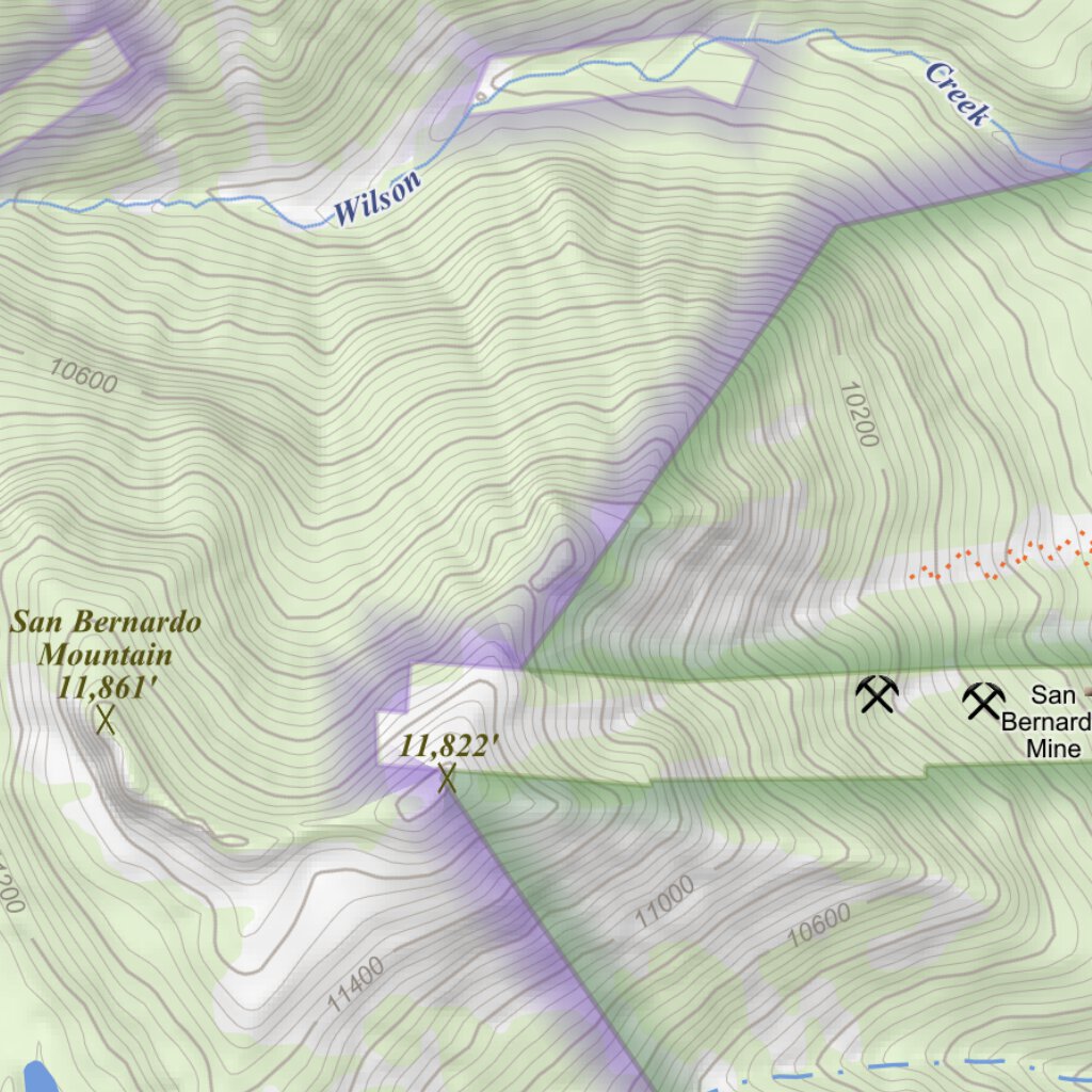 Mount Wilson, Colorado 7.5 Minute Topographic Map by Apogee Mapping ...