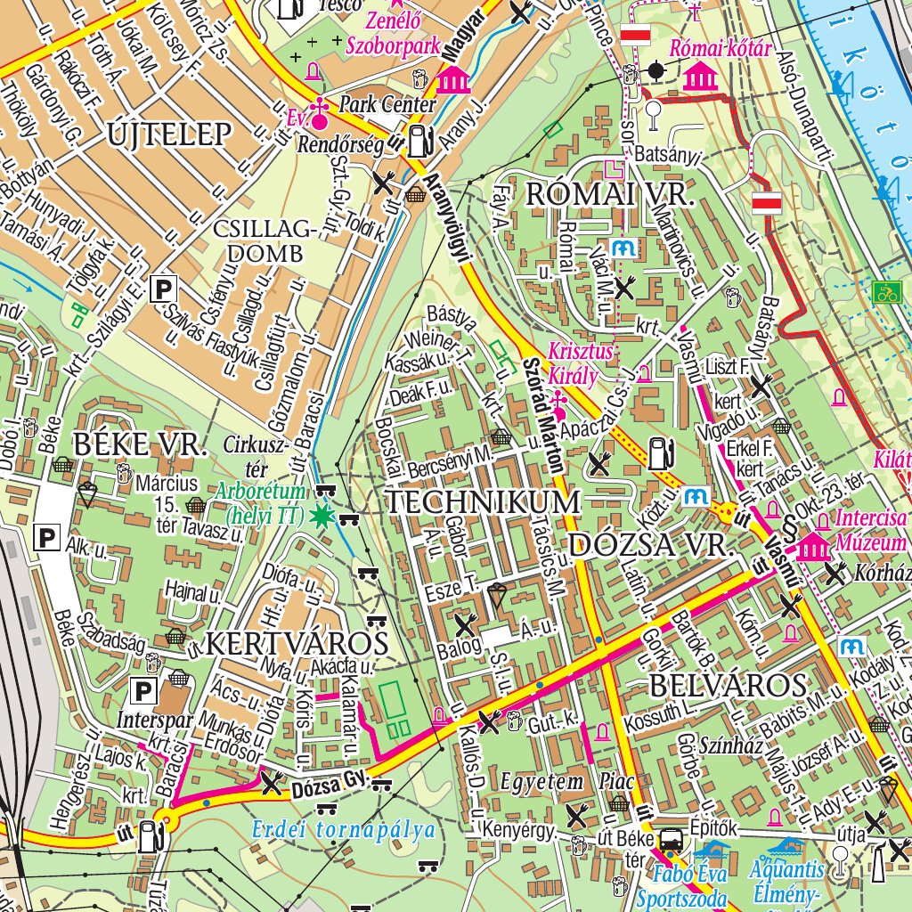Duna / Csepel-sziget ( 2. szelvény Ráckeve-Dunaújváros) Map by Szarvas ...