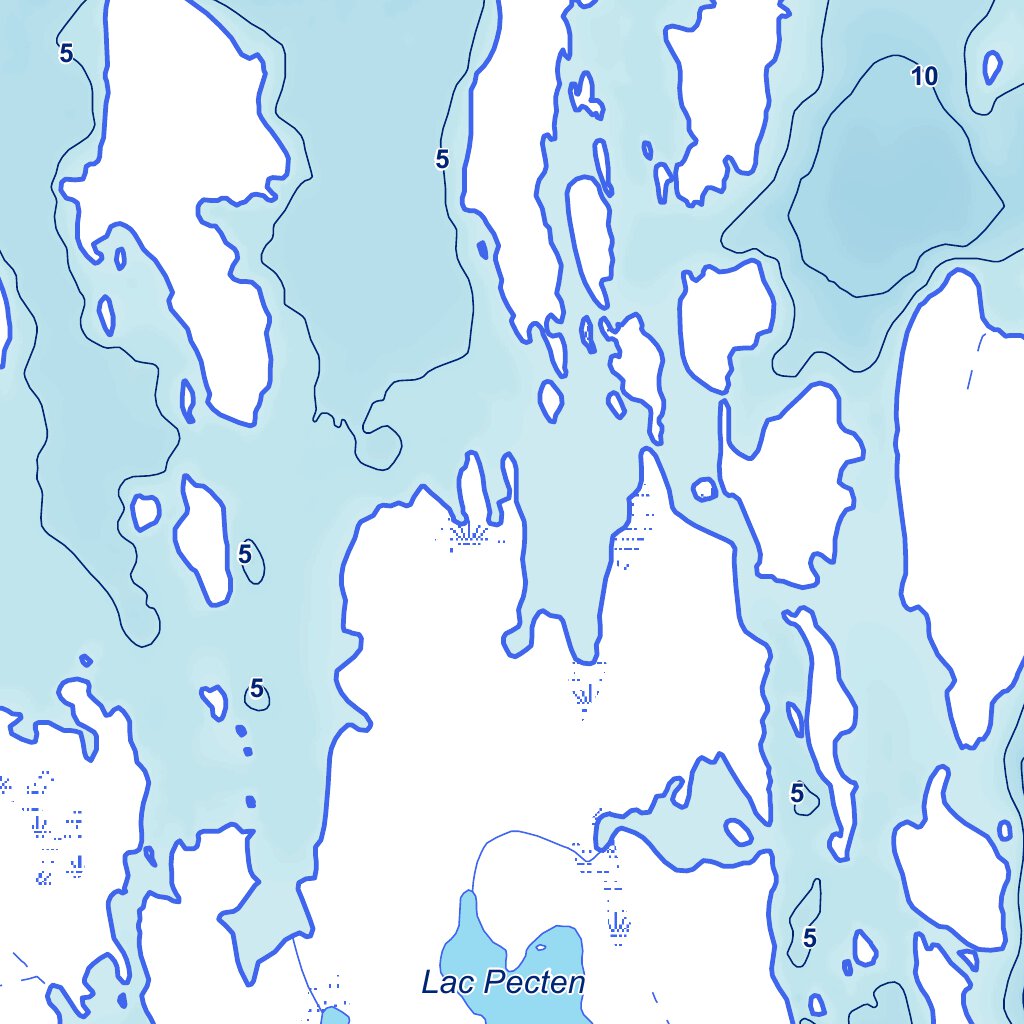 Réservoir Cabonga (La Vérendrye) Map by Sepaq | Avenza Maps
