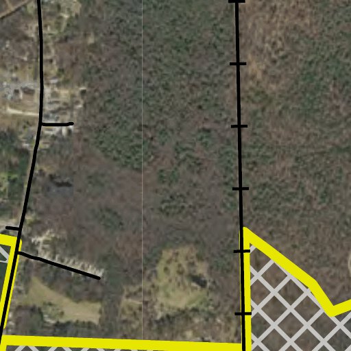 Delaware Forest Serv, Redden State Forest, Ellendale tract Map by ...