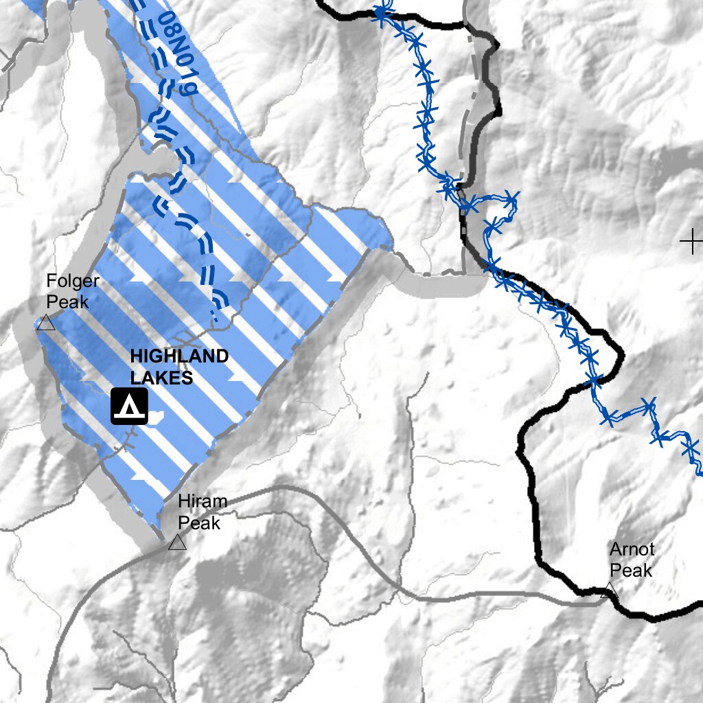 Stanislaus OSVUM Map by US Forest Service R5 | Avenza Maps