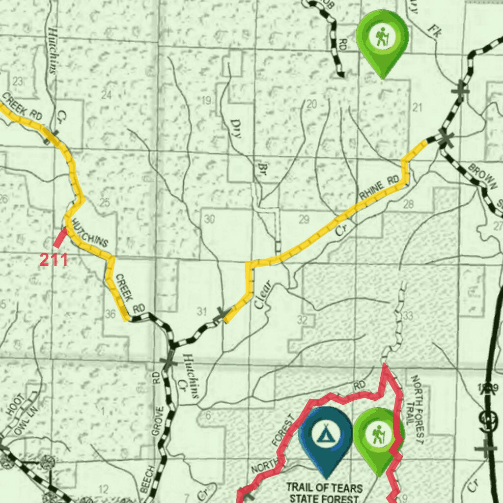 Shawnee NF MVUM MB Companion Map by Jeep'n Shawnee | Avenza Maps
