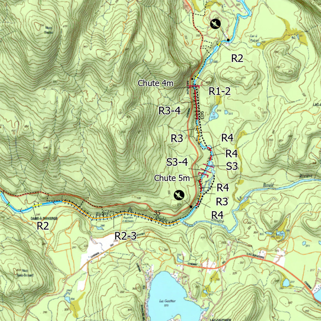 Rivière Du Diable Map by Canot Kayak Quebec | Avenza Maps