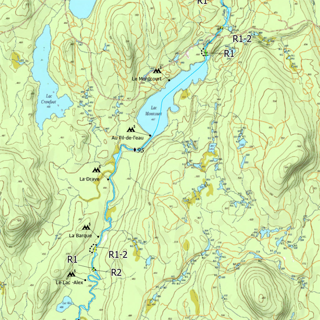 Rivière Du Diable Map by Canot Kayak Quebec | Avenza Maps