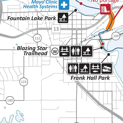 Shell Rock River State Water Trail MNDNR Map by Minnesota Department of ...