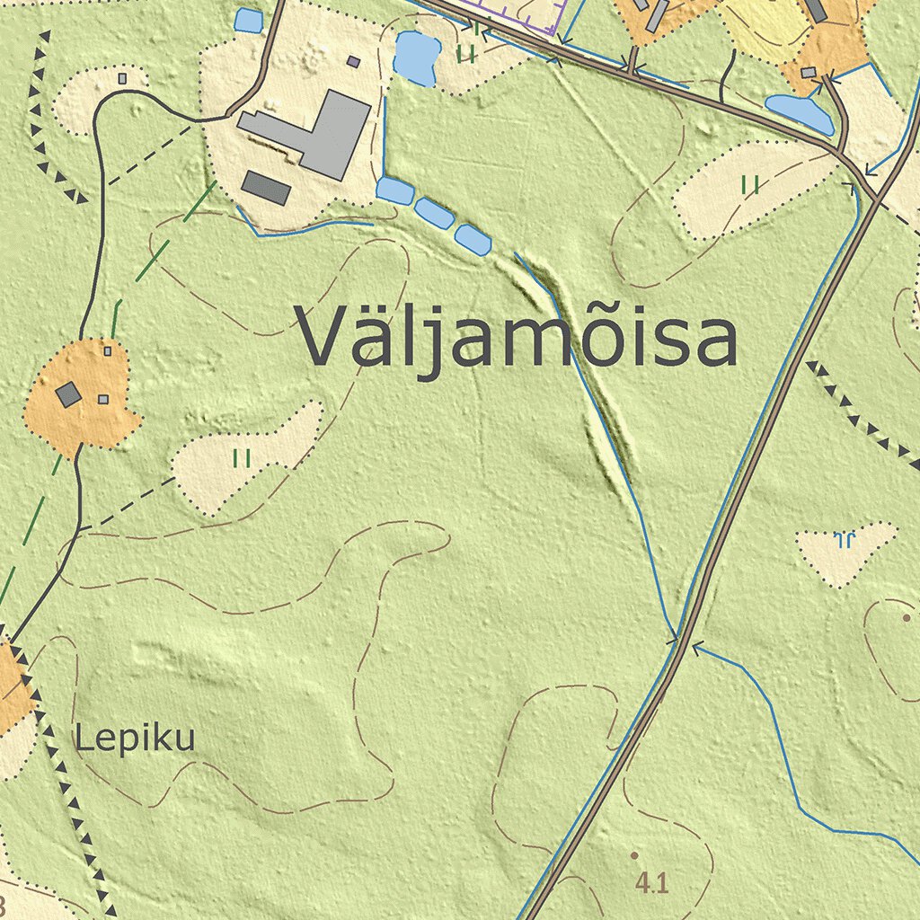 Väljamõisa küla, Saaremaa vald Map by Maa-amet | Avenza Maps