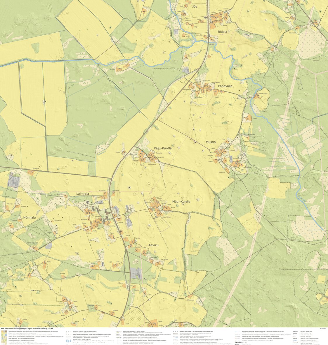 Paju-Kurdla küla, Saaremaa vald Map by Maa-amet | Avenza Maps