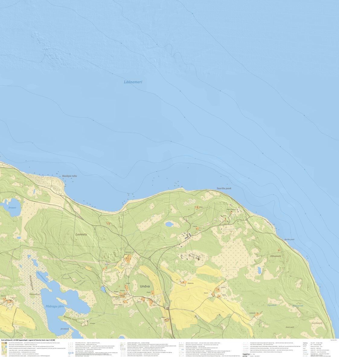 Undva küla, Saaremaa vald Map by Maa-amet | Avenza Maps