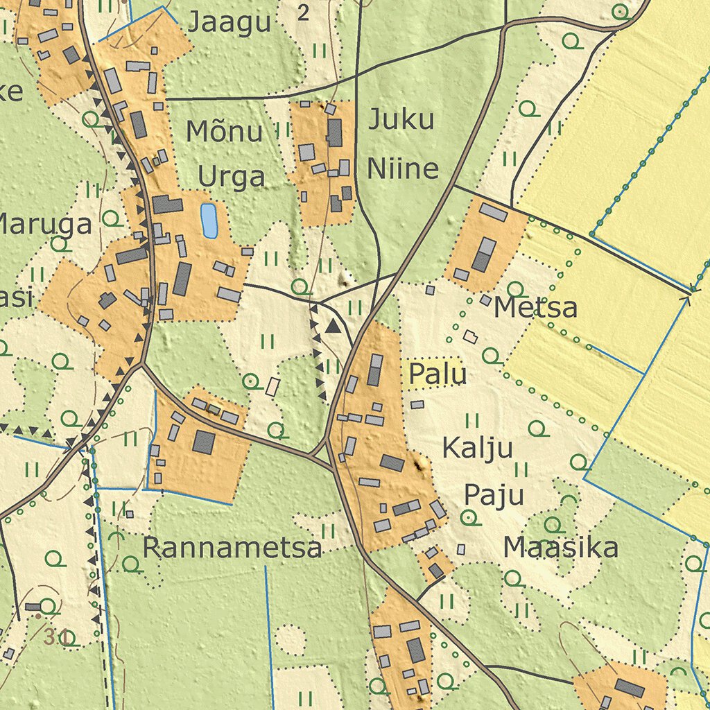 Linaküla, Kihnu vald (1) Map by Maa-amet | Avenza Maps