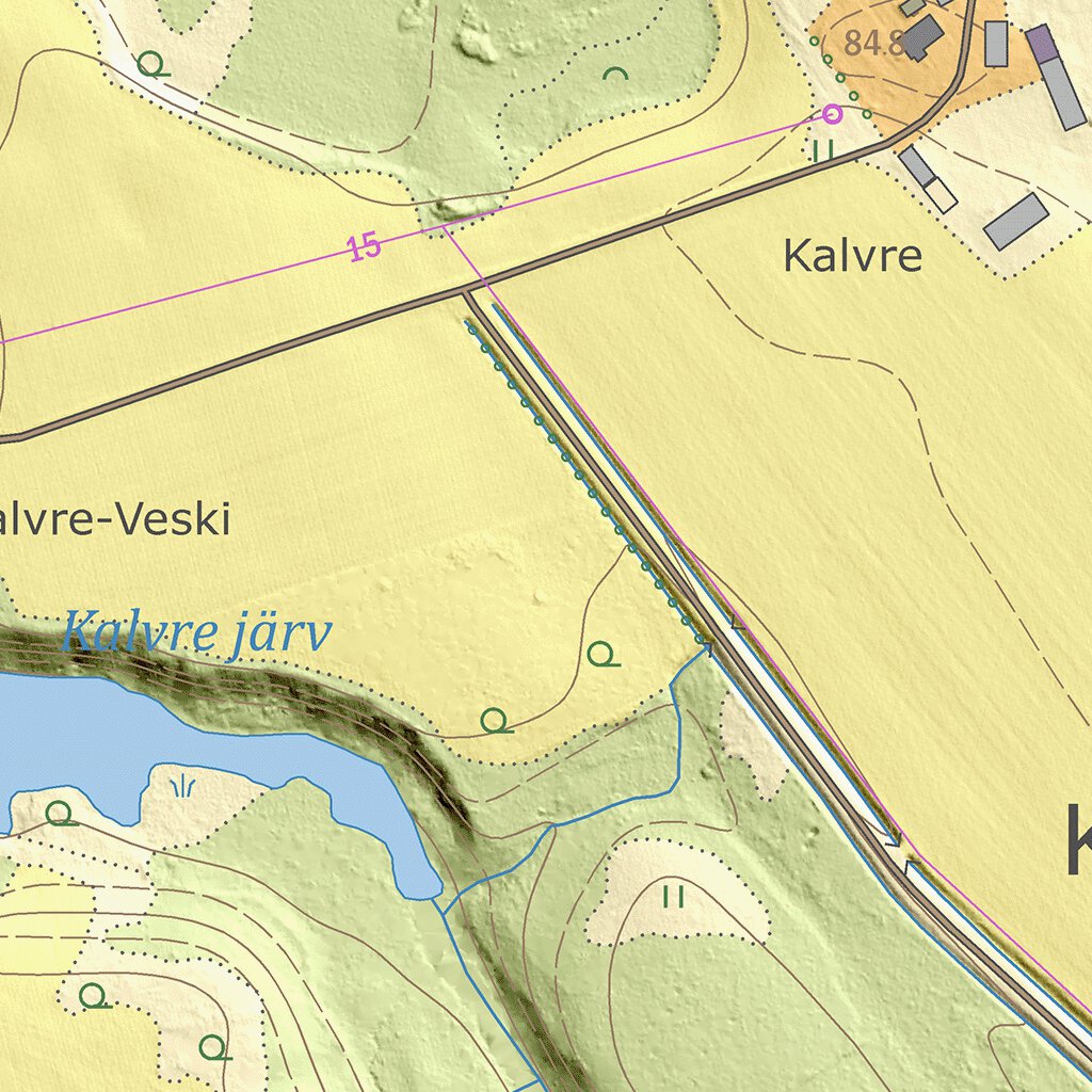 Kalvre küla, Mulgi vald Map by Maa-amet | Avenza Maps