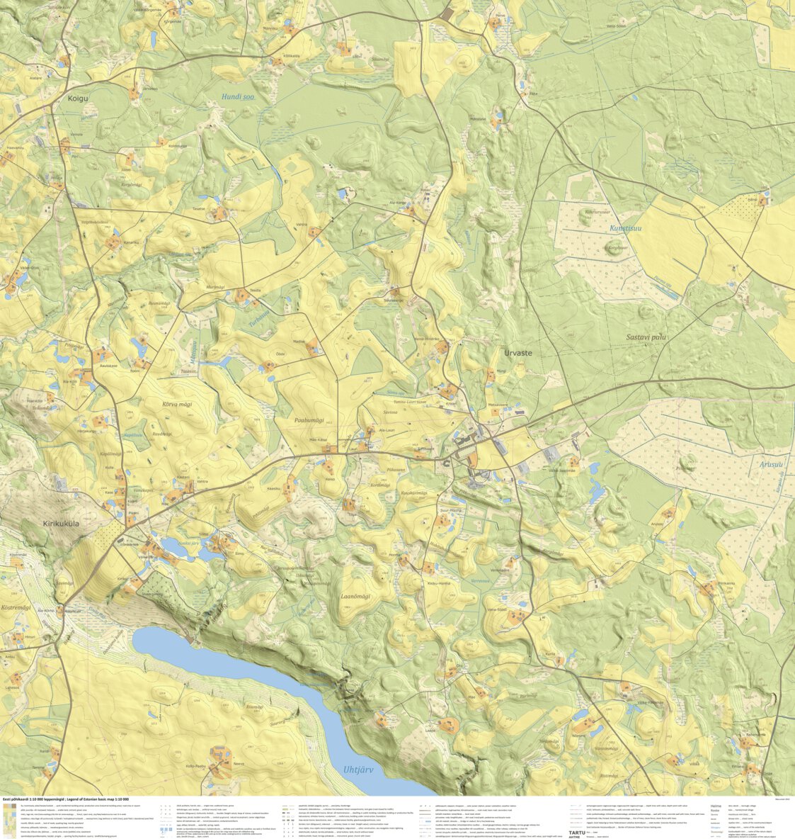 Urvaste küla, Antsla vald Map by Maa-amet | Avenza Maps