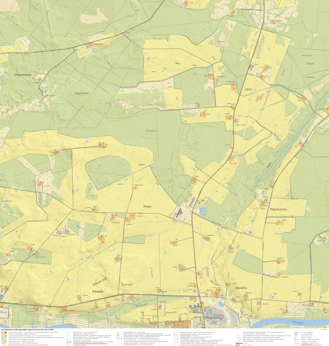 Sirgumetsa küla, Luunja vald Map by Maa-amet | Avenza Maps