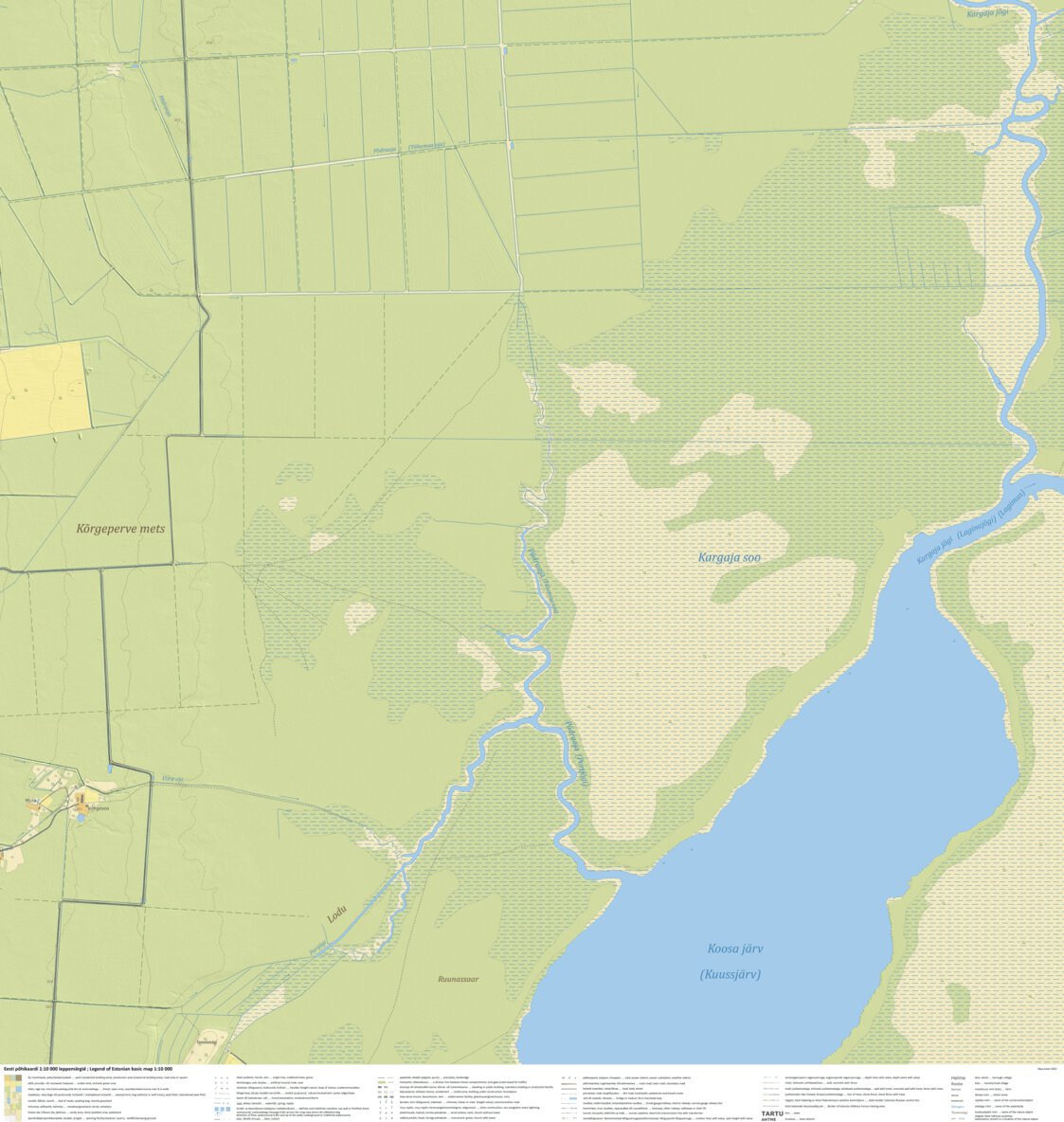 Kargaja küla, Peipsiääre vald Map by Maa-amet | Avenza Maps