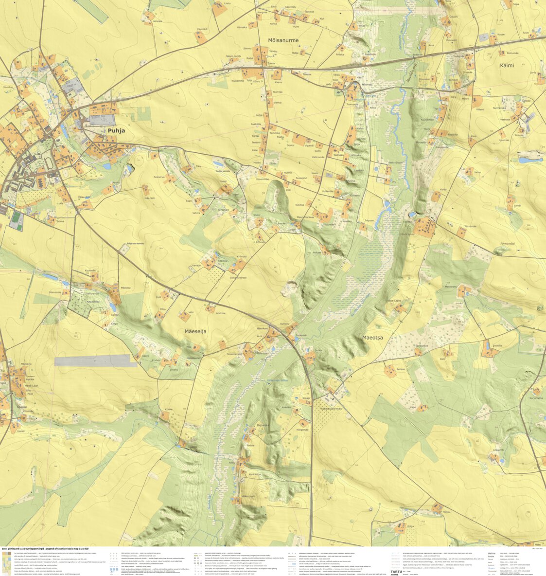 Mõisanurme küla, Elva vald Map by Maa-amet | Avenza Maps