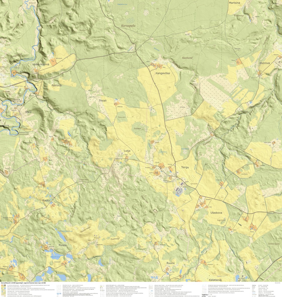 Ostrova küla, Setomaa vald Map by Maa-amet | Avenza Maps