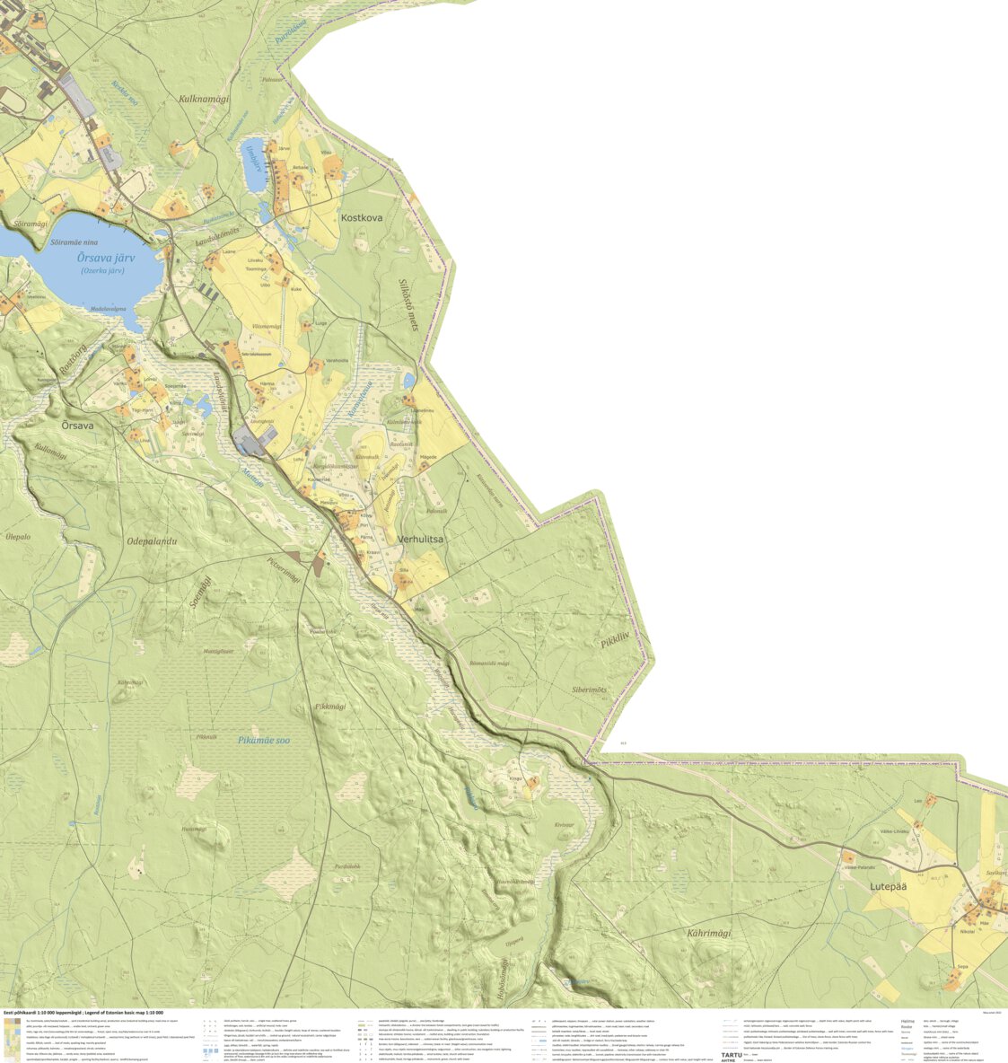 Lutepää küla, Setomaa vald (1) Map by Maa-amet | Avenza Maps