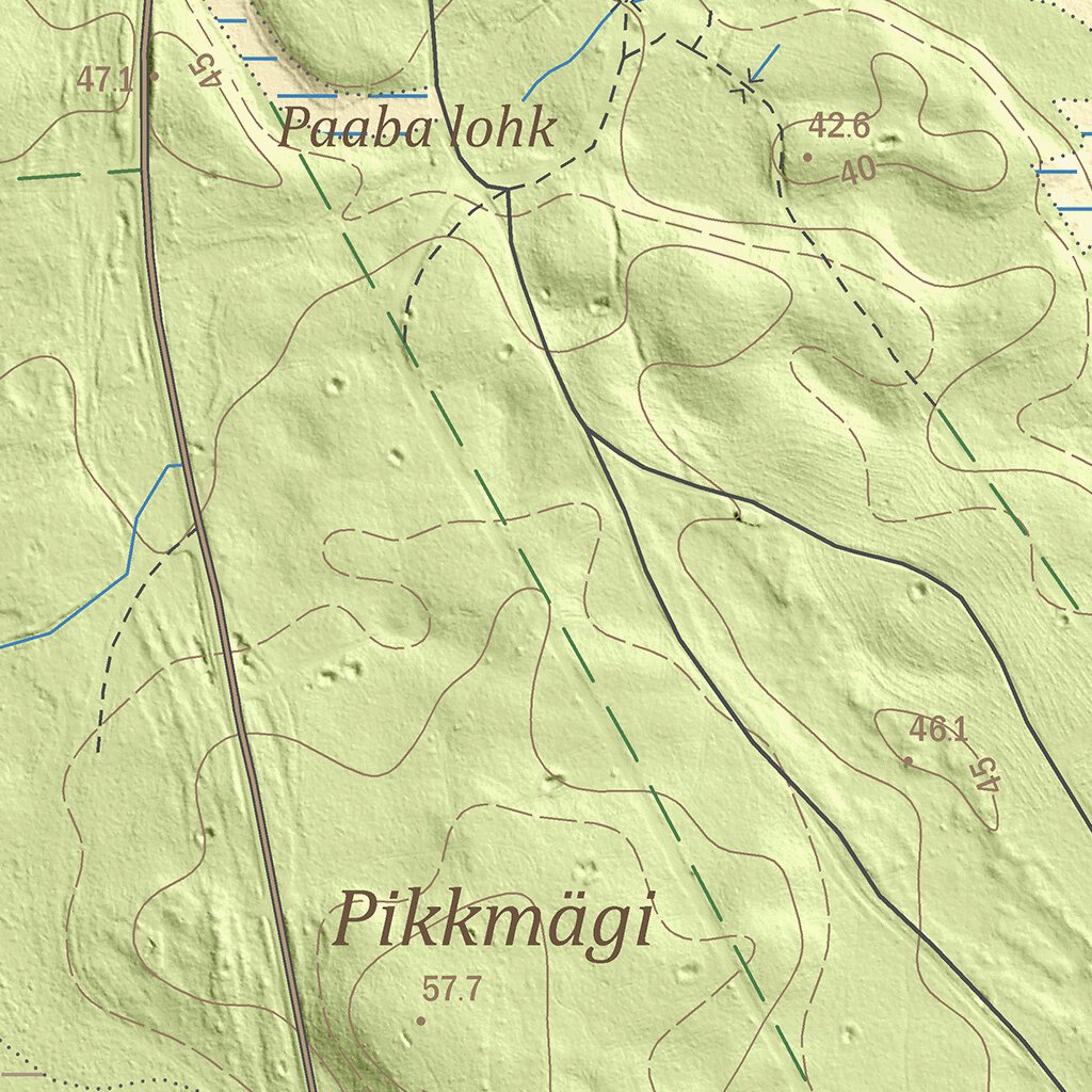 Lutepää küla, Setomaa vald (1) Map by Maa-amet | Avenza Maps