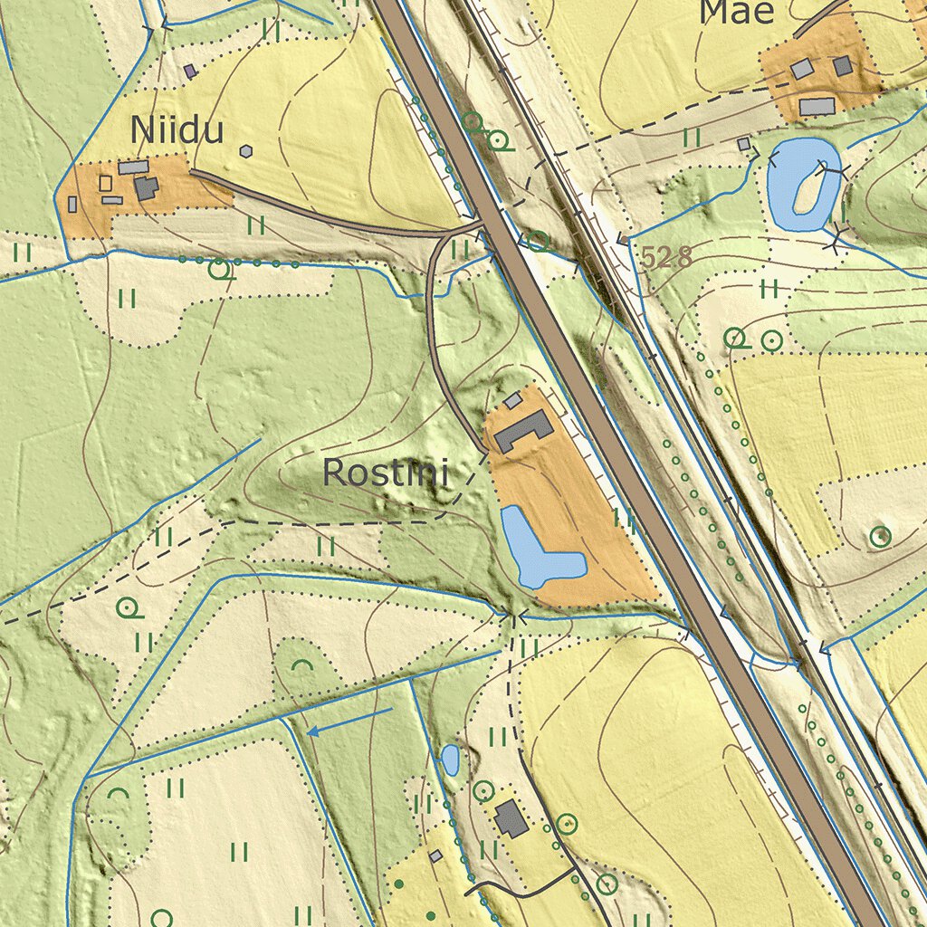 Vana-Kuuste küla, Kambja vald Map by Maa-amet | Avenza Maps