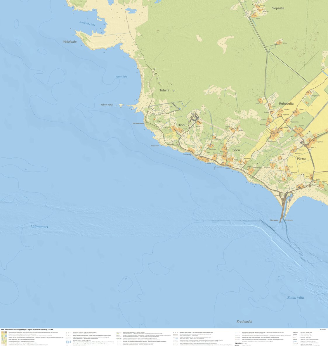 Tohvri küla, Hiiumaa vald (1) Map by Maa-amet | Avenza Maps