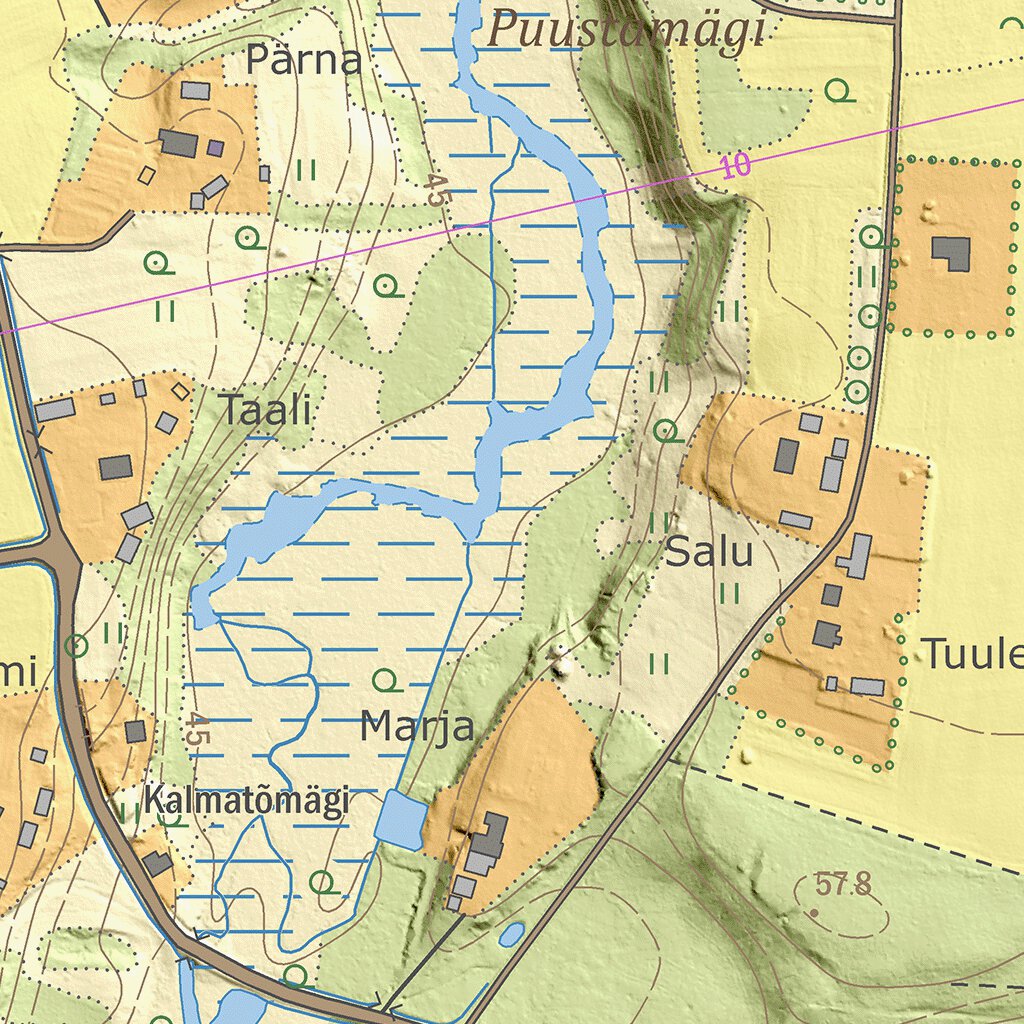 Vanaküla, Põlva vald Map by Maa-amet | Avenza Maps