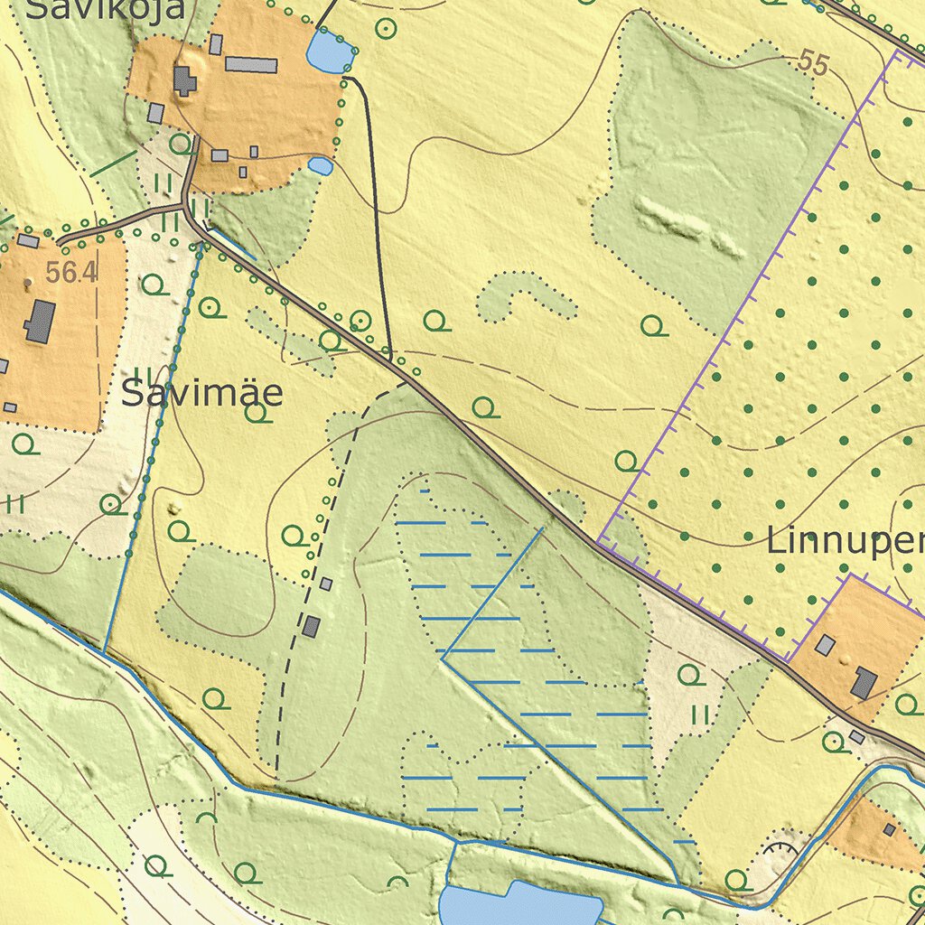 Rupsi küla, Peipsiääre vald Map by Maa-amet | Avenza Maps