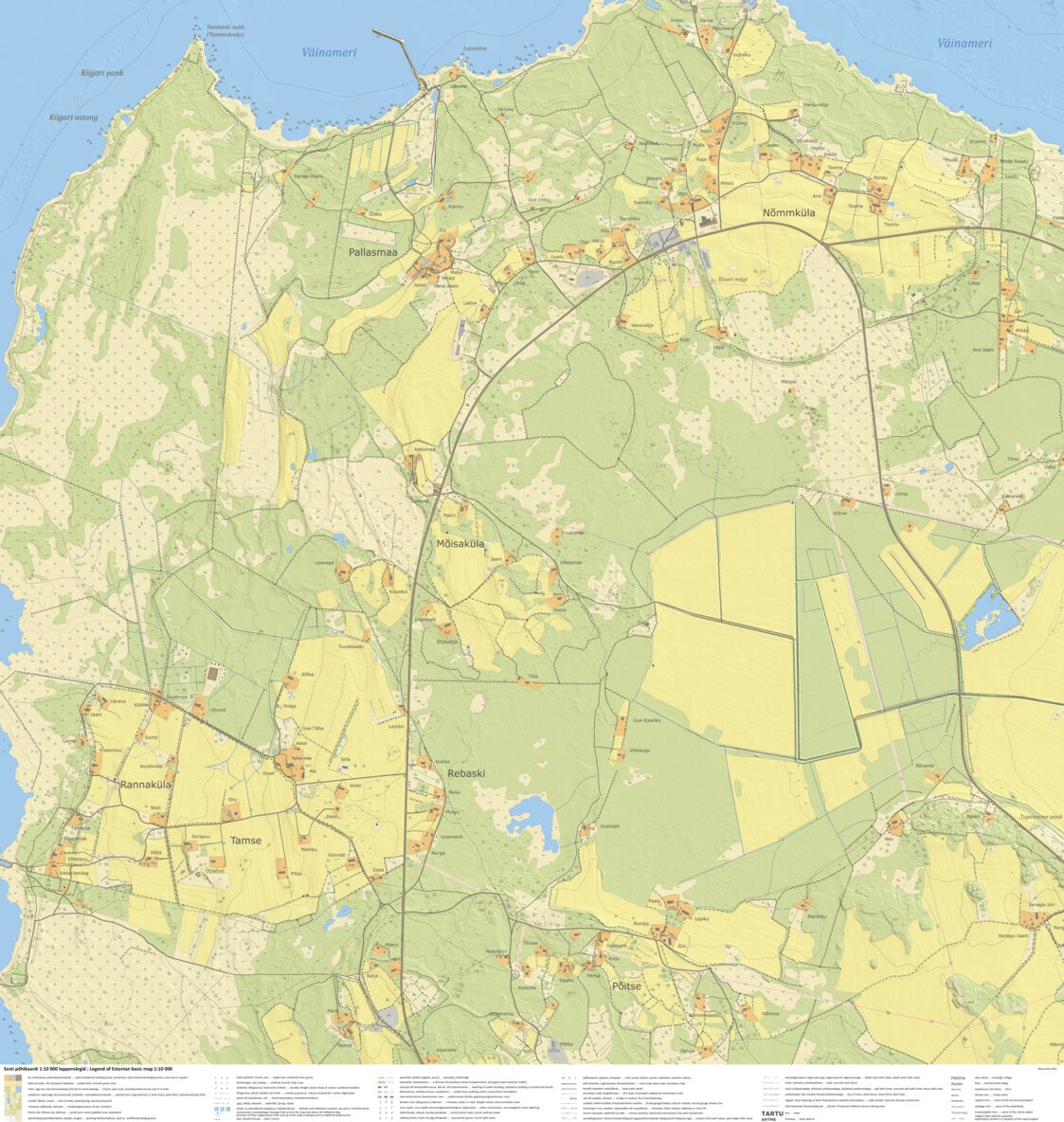 Nõmmküla, Muhu vald (1) Map by Maa-amet | Avenza Maps