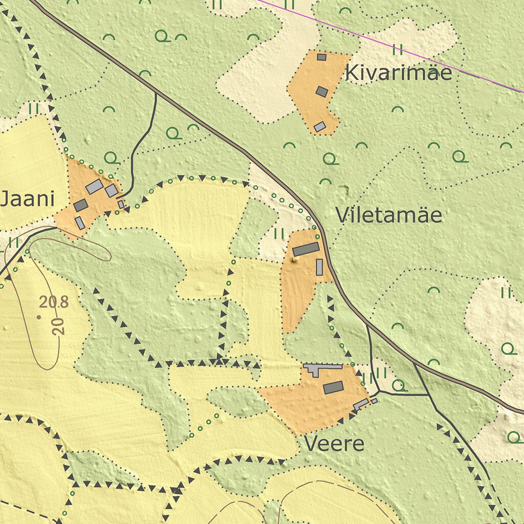 Nõmmküla, Muhu vald (1) Map by Maa-amet | Avenza Maps
