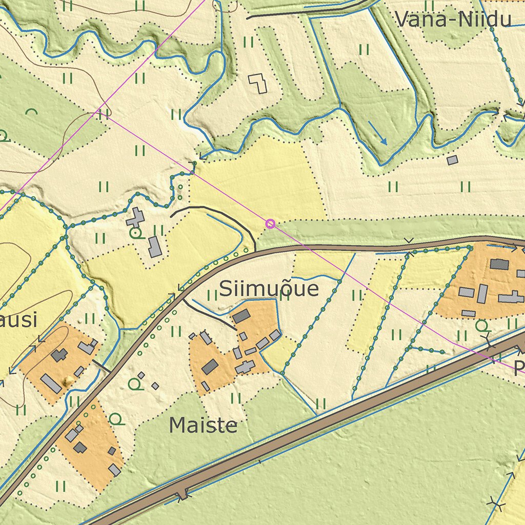 Jausa küla, Hiiumaa vald (1) Map by Maa-amet | Avenza Maps