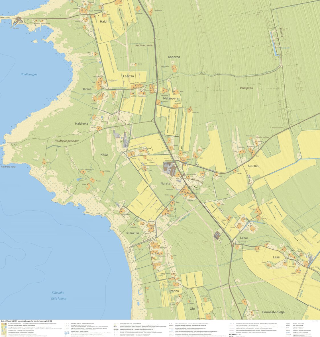 Kaderna küla, Hiiumaa vald Map by Maa-amet | Avenza Maps