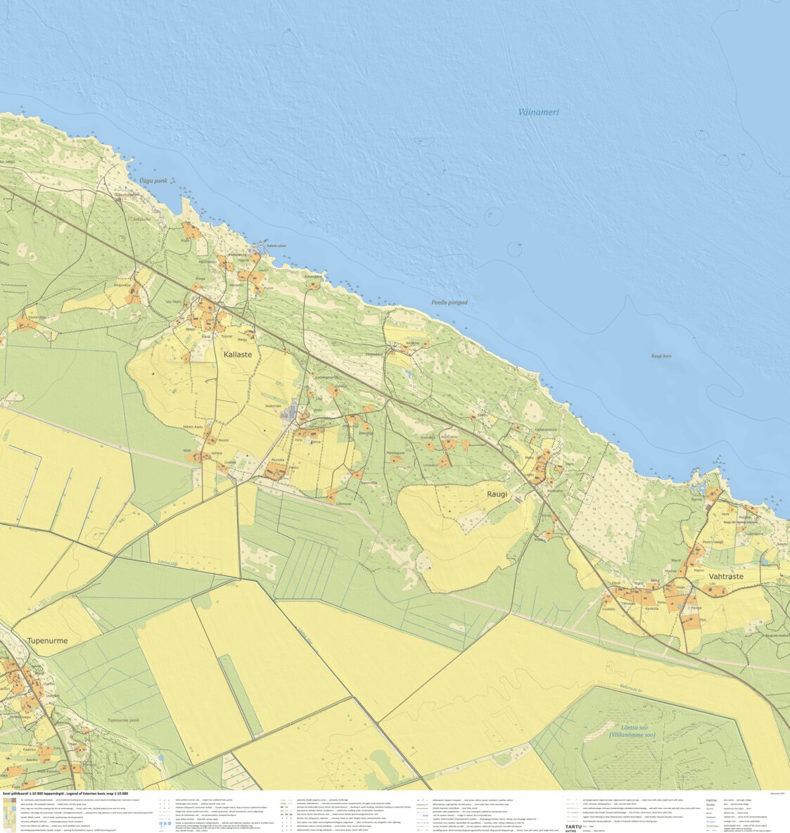 Kallaste küla, Muhu vald Map by Maa-amet | Avenza Maps