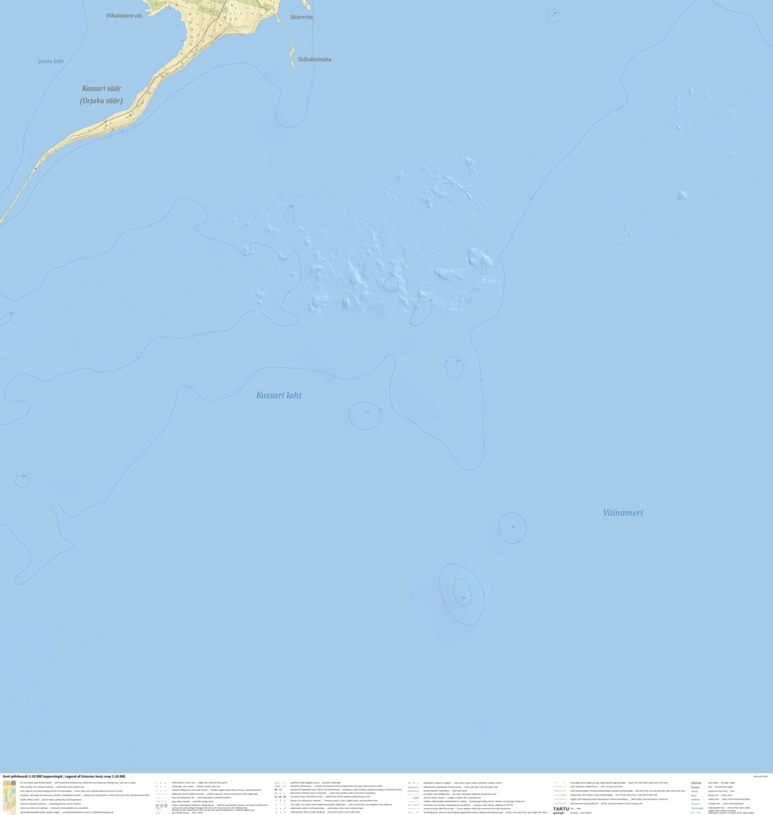 Kassari küla, Hiiumaa vald (2) Map by Maa-amet | Avenza Maps