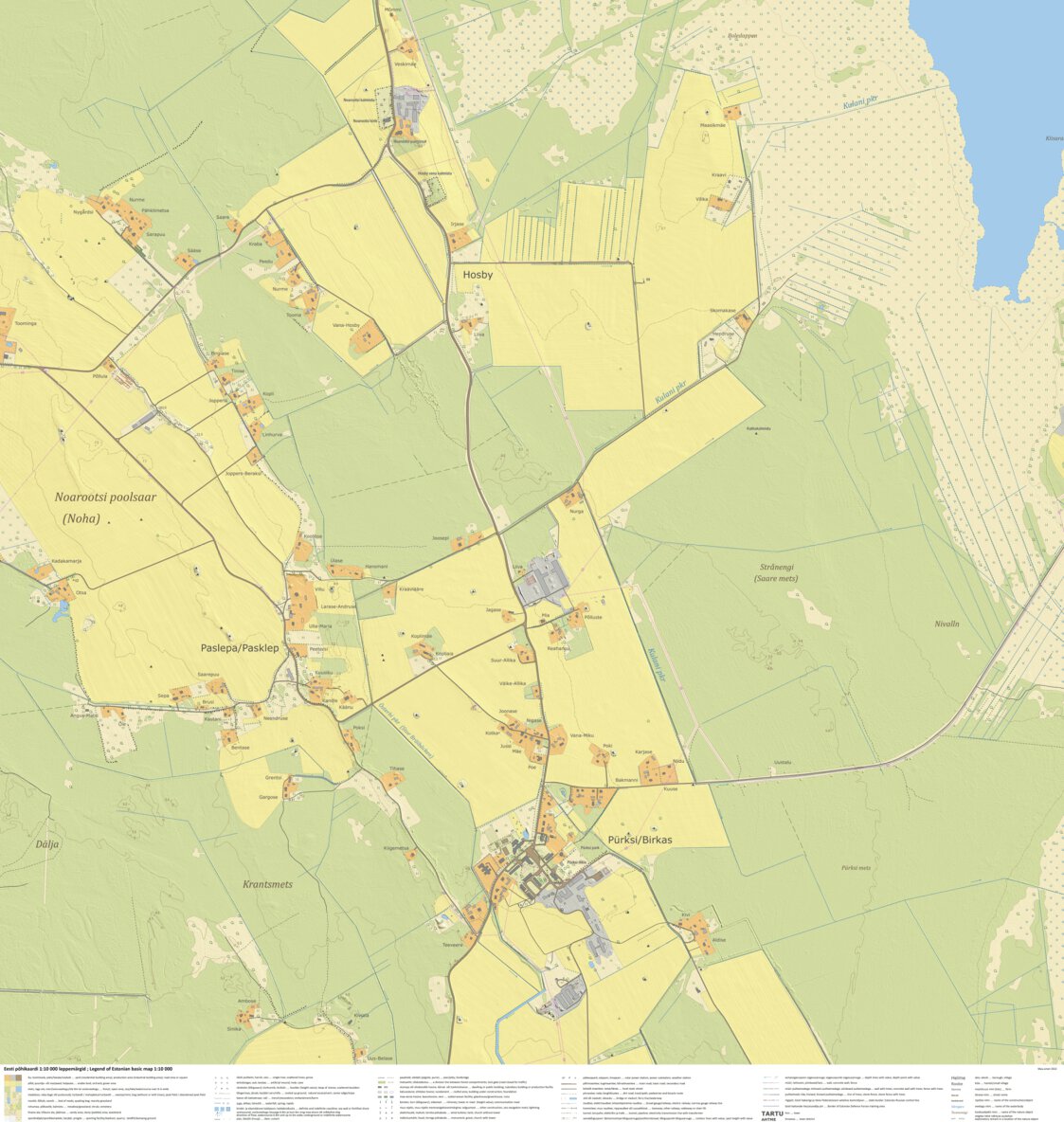 Pürksi küla / Birkas, Lääne-Nigula vald Map by Maa-amet | Avenza Maps