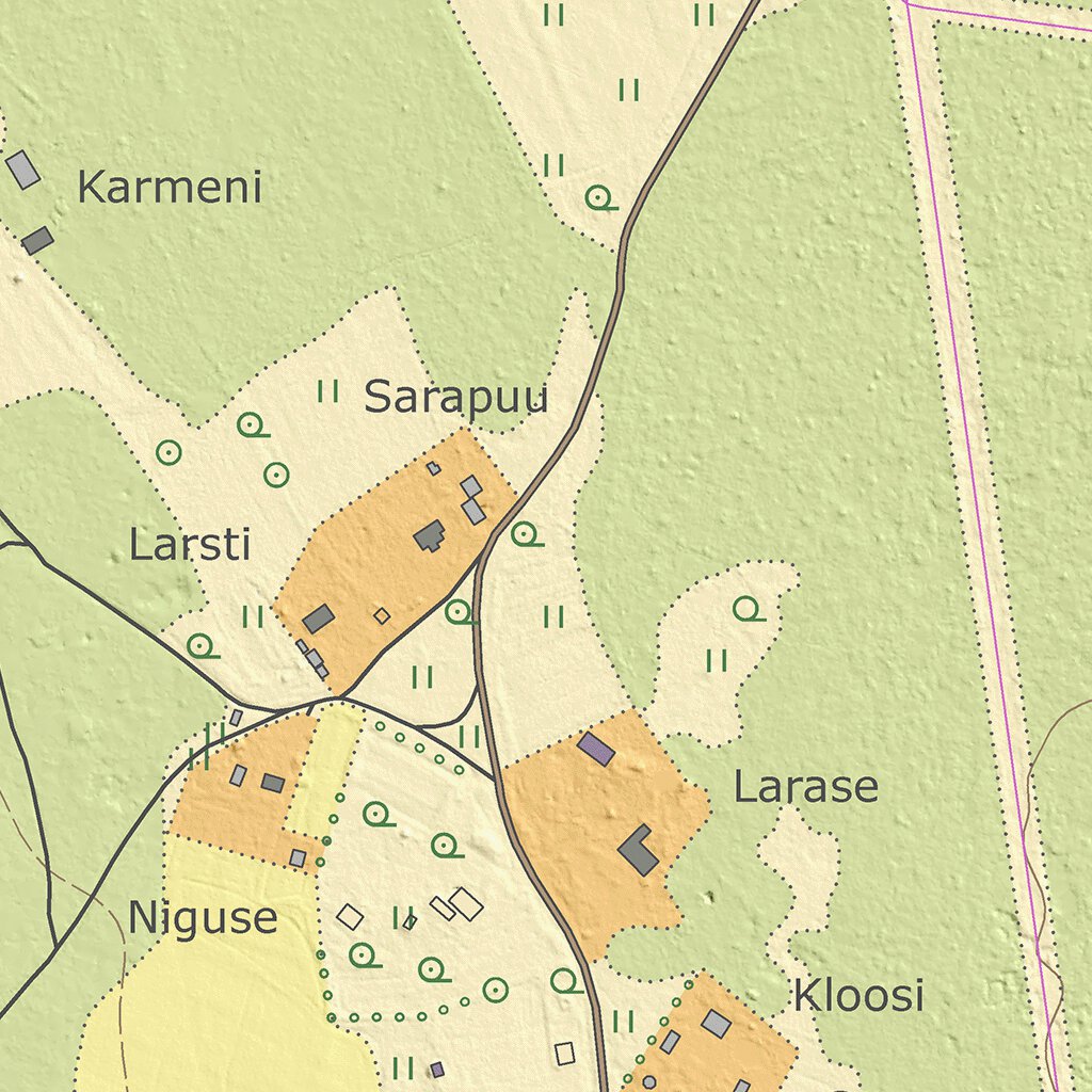 Kersleti küla, Vormsi vald (1) Map by Maa-amet | Avenza Maps