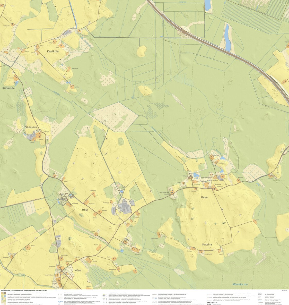 Rava küla, Kose vald Map by Maa-amet | Avenza Maps