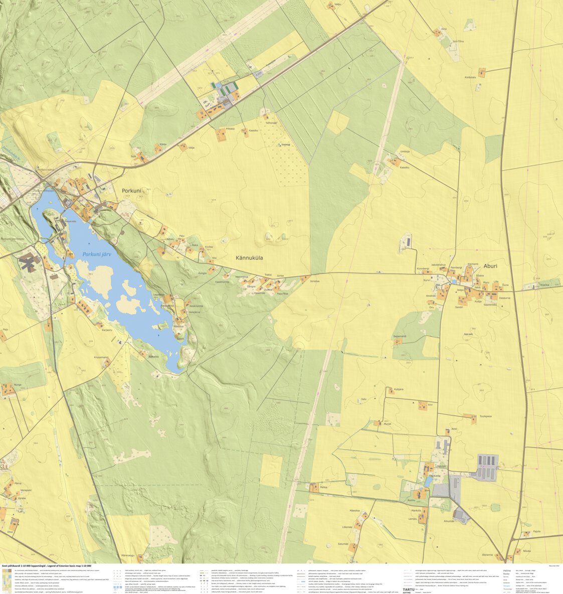 Porkuni küla, Tapa vald Map by Maa-amet | Avenza Maps