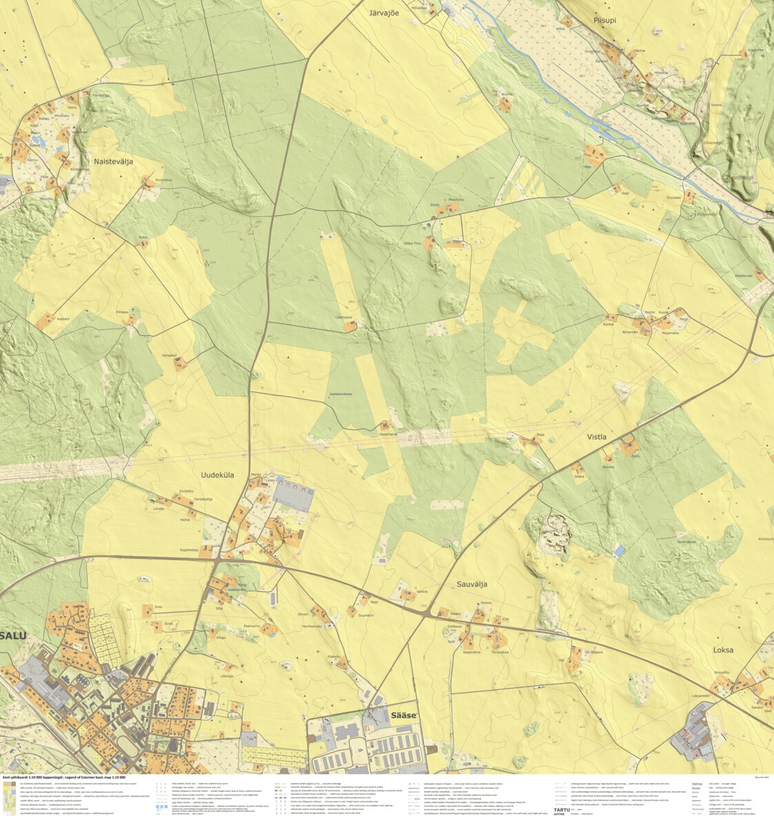 Uudeküla, Tapa vald Map by Maa-amet | Avenza Maps