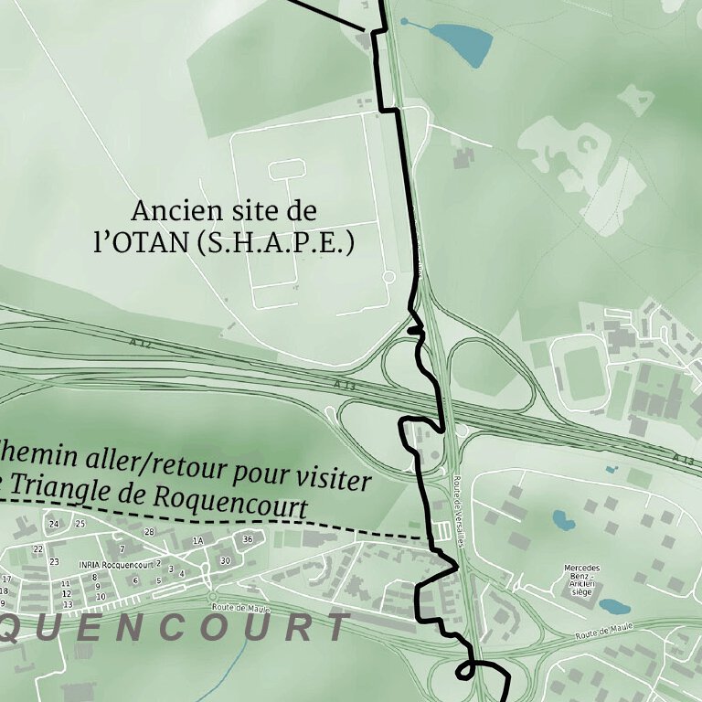 Le Sentier du Grand Paris (Etape 01) : De Versailles à Port-Marly Map ...