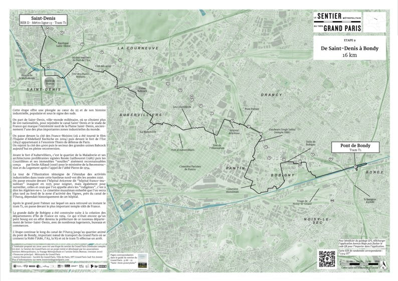 Le Sentier du Grand Paris (Etape 09) : de Saint-Denis à Bondy Map by ...