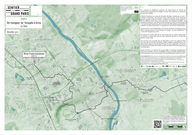 Le Sentier du Grand Paris (Etape 15-B) : de Savigny-le-Temple à Evry ...