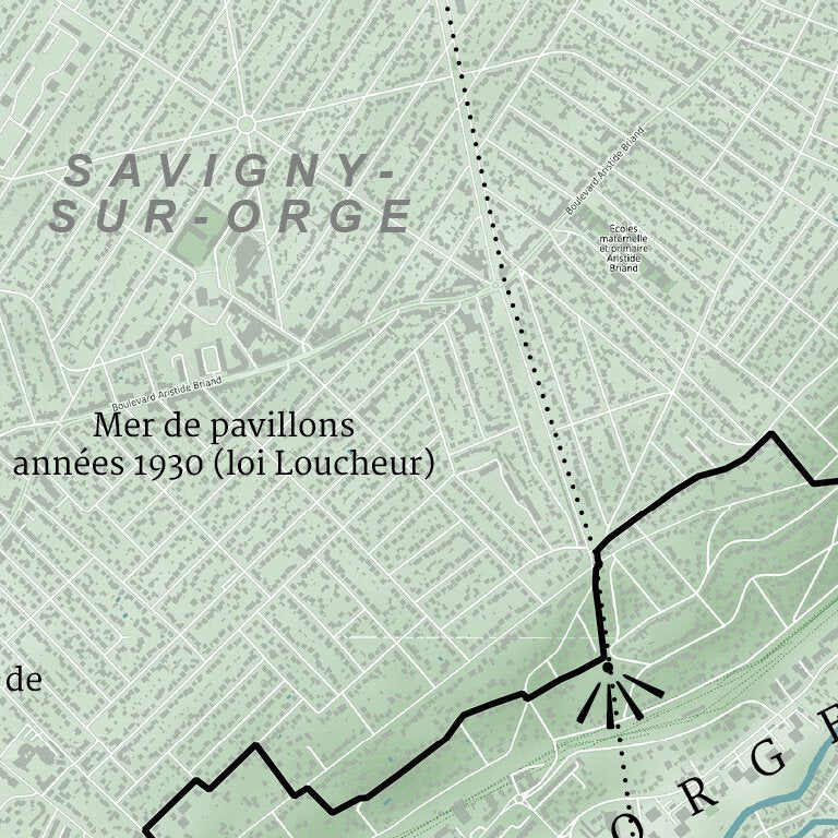 Le Sentier du Grand Paris (Etape 17) : de Juvisy à Chilly-Mazarin Map ...