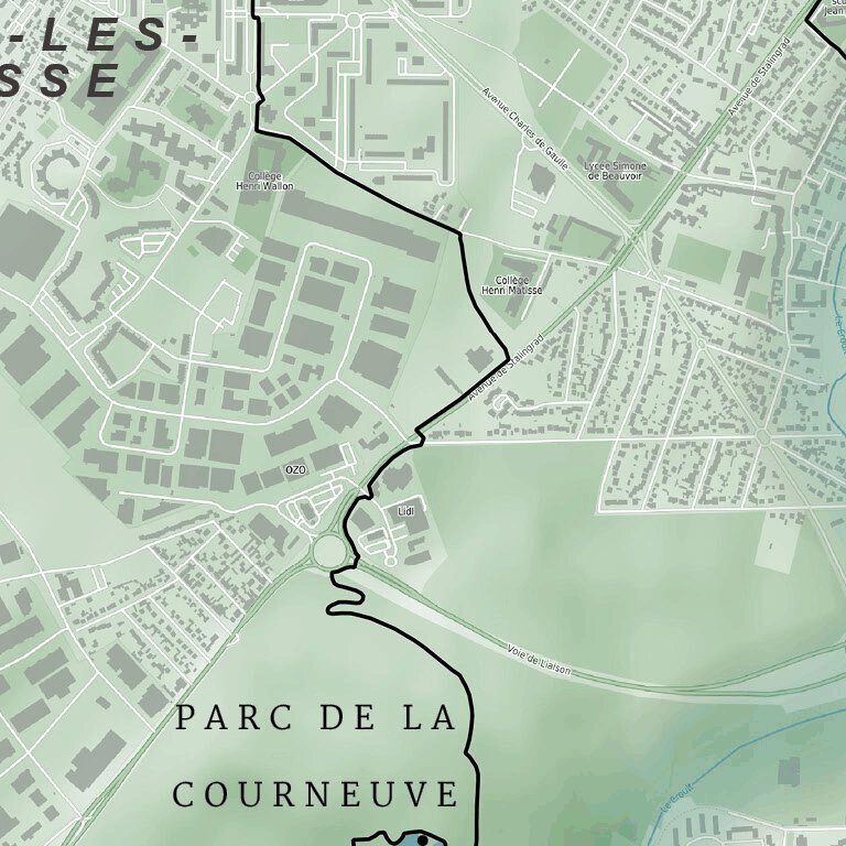 Le Sentier du Grand Paris (Etape 27) : de Saint-Denis à Gonesse Map by ...