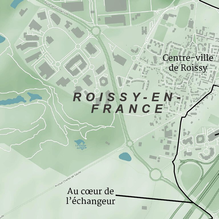 Le Sentier du Grand Paris (Etape 28) : de Gonesse à Roissy CDG1 Map by ...